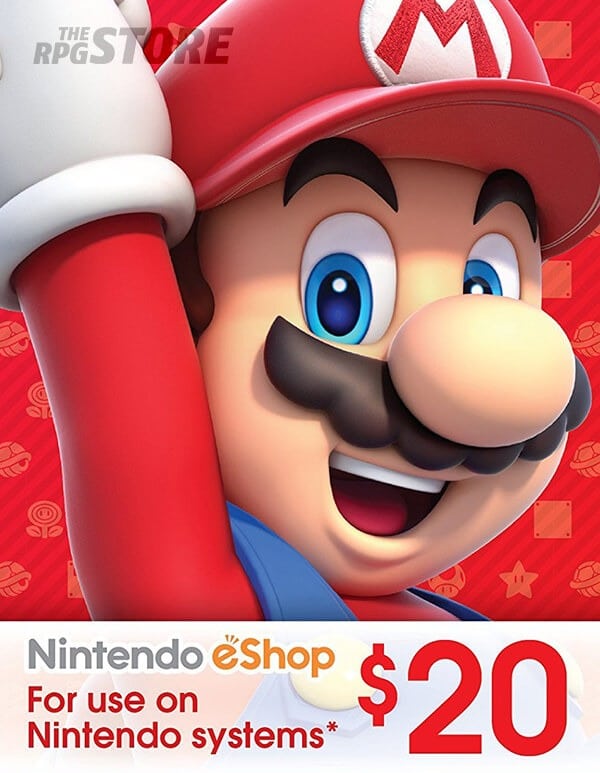 Nintendo eShop Card 20 USD en Bolívares - The RPG Store